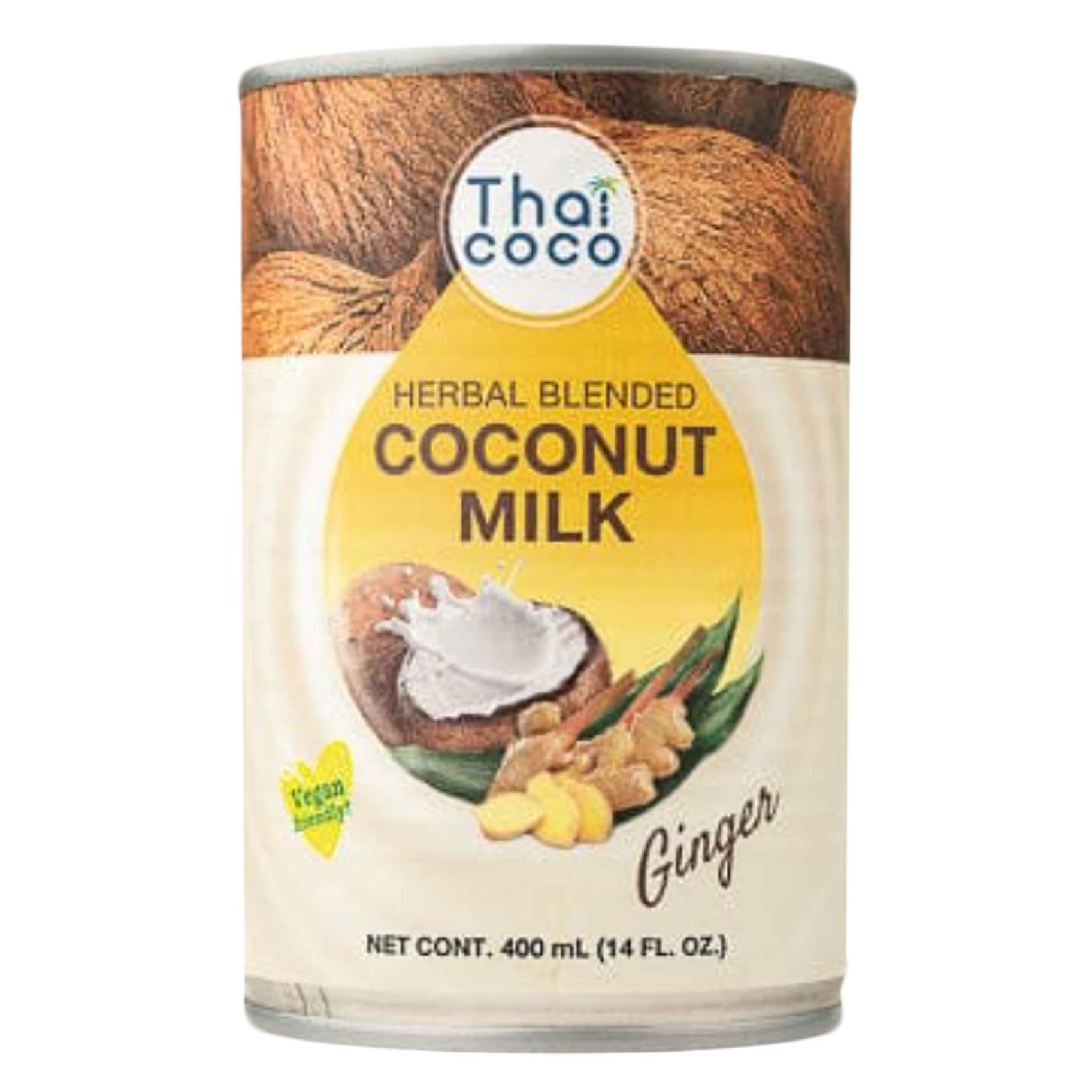 Buy Thai Coco Herbal Blended Ginger Coconut Milk 400ml Online ...