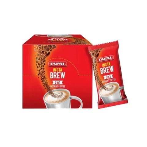 Buy Tapal Insta Brew 3-In-1 Instant Coffee 25 gr (Pack of 30) Online ...
