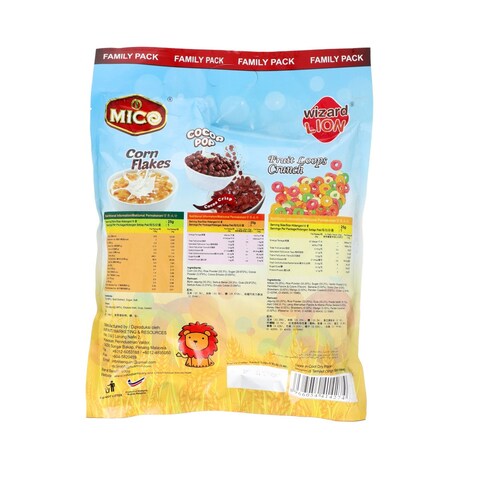 Buy Mico Assorted Cereals Corn Flakes Cocoa Pop Fruit Loops Crunch 400 ...