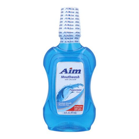 Buy Aim Peppermint Flavor Mouthwash 473 ml Online | Carrefour Pakistan