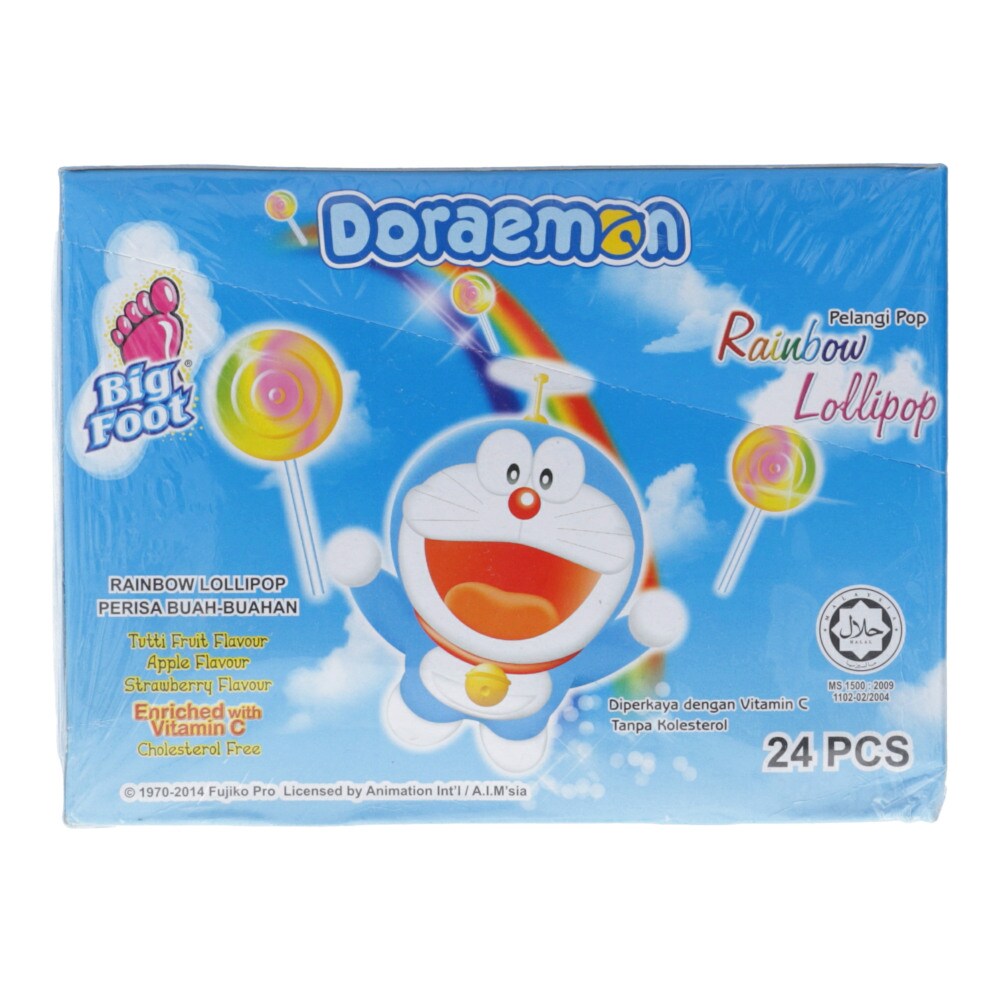 Buy Doraemon Rainbow Lollipop (Pack of 24) Online | Carrefour Pakistan