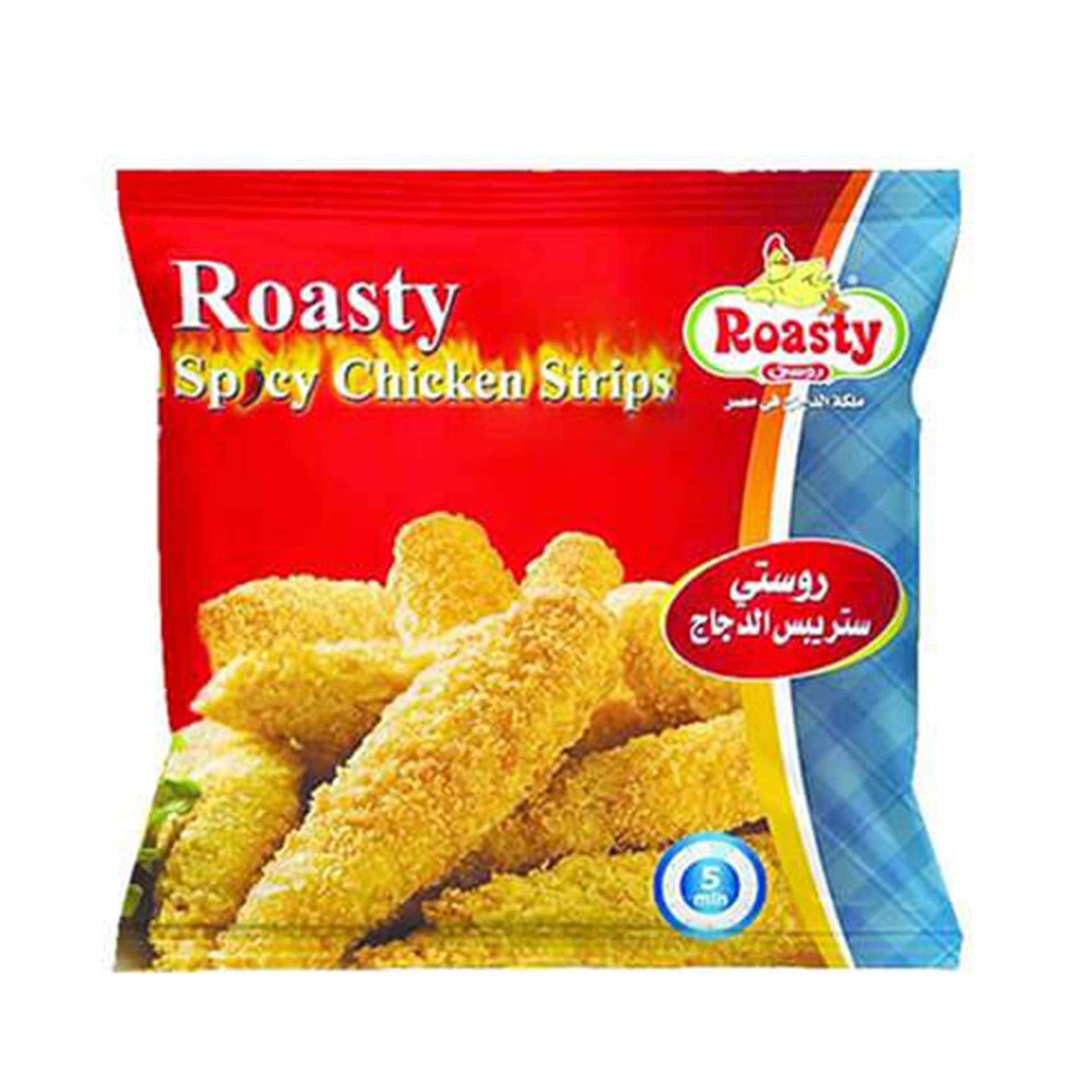 Buy Roasty Chicken Strips Spicy - 350 gm Online | Carrefour Egypt