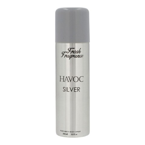 Buy Fresh Fragrance Havoc Silver Perfumed Body Spray 200 ml Online ...