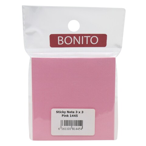 Buy Bonito 1445 Sticky Note Pink 3x3 Inch Online | Carrefour Kenya