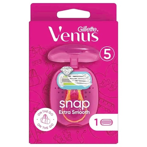 Gillette Venus Extra Smooth Snap Pink 2 Razors price in UAE | Carrefour ...