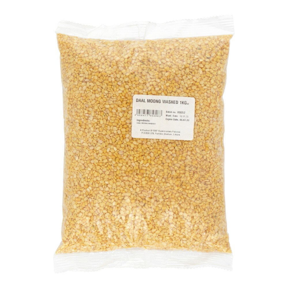 Buy Daal Moong Washed 1 kg Online | Carrefour Pakistan