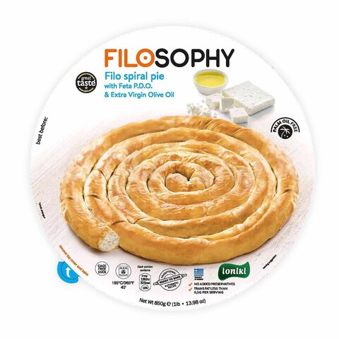 Filosophy Filo Spiral Pie With Feta 850g price in UAE | Carrefour UAE ...