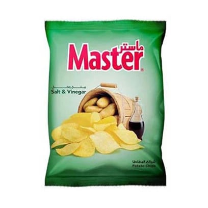 Buy Master Chips Salt and Vinegar 80GR Online | Carrefour Lebanon