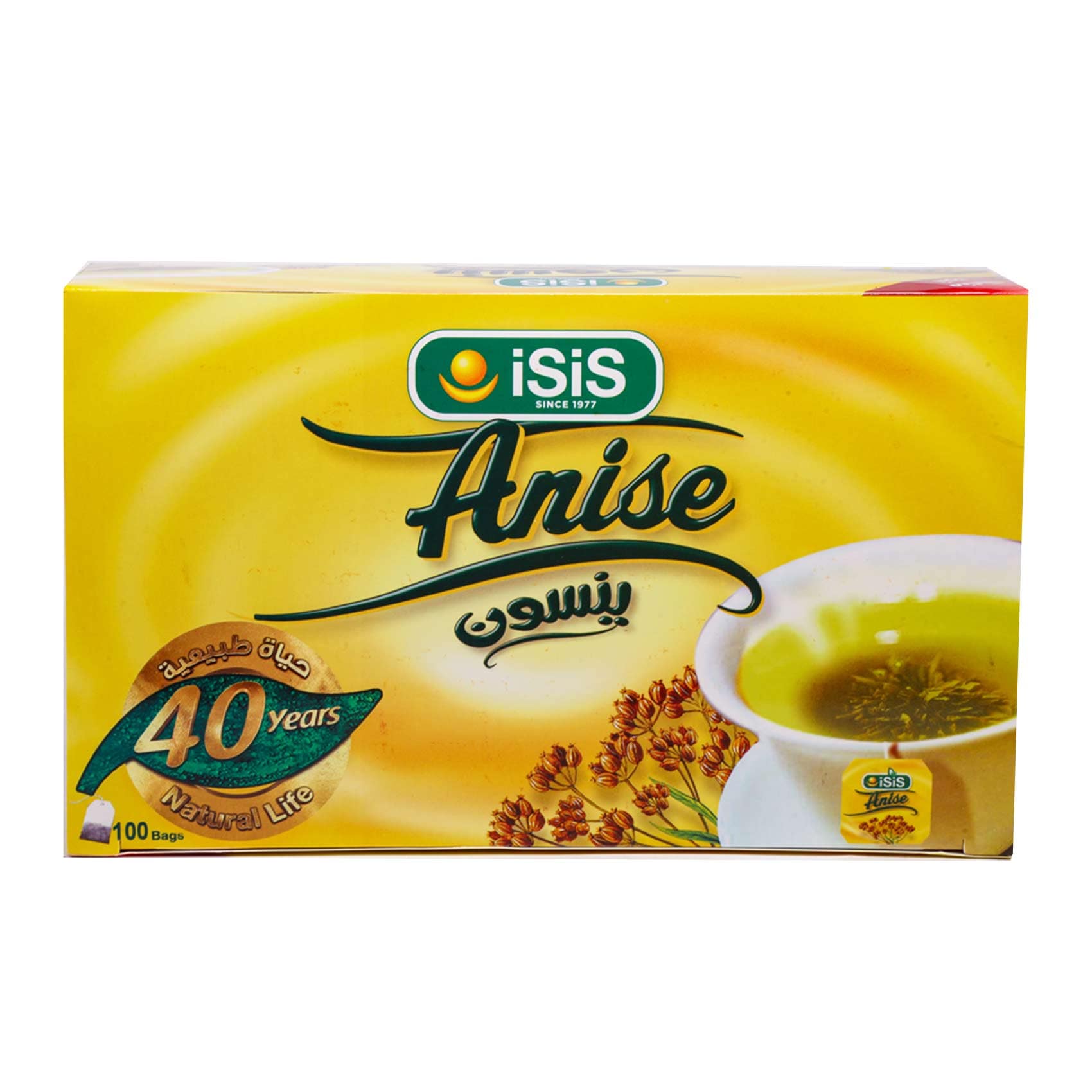 Buy Isis Anise Herbs Tea - 100 Bags Online | Carrefour Egypt