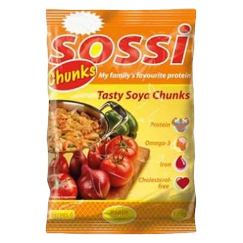 Buy Sossi Plain Soya Chunks 160g Online | Carrefour Kenya
