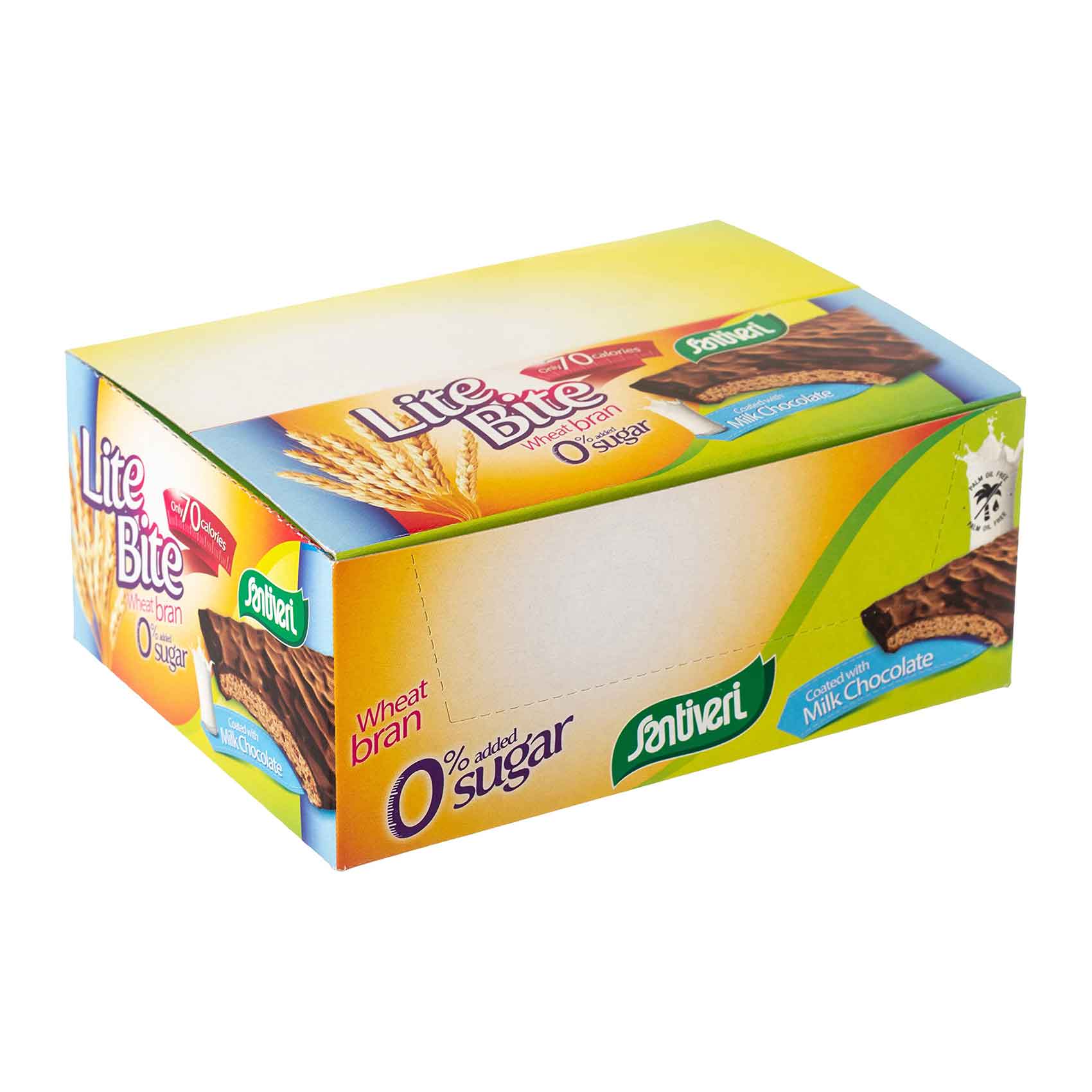 Buy Santiveri Lite Bite Chocolate Biscuit 17g X 12 Online | Carrefour KSA