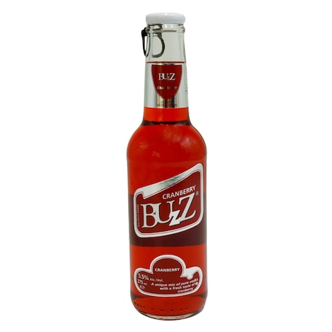 Buzz Cranberry 5.5% Alcohol Mix Vodka Drink 275ml Online | Carrefour ...