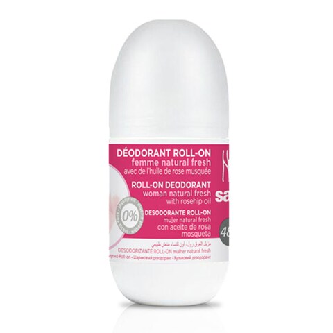 Sairo deodrant roll-on natural fresh with rosehip oil for women 50 ml ...