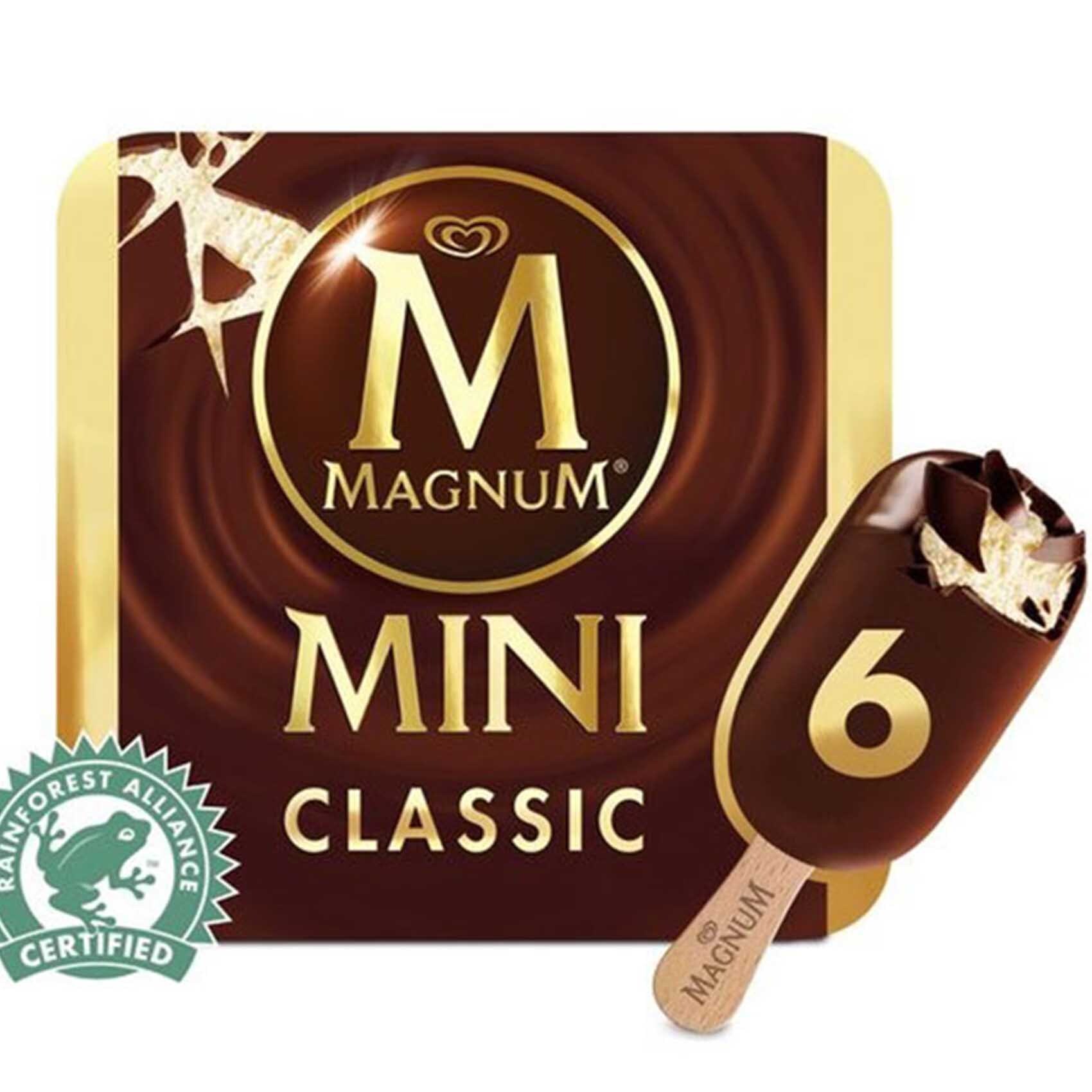 Buy Magnum Mini Classic Vanilla And Dark Chocolate Ice Cream Stick 60ml ...