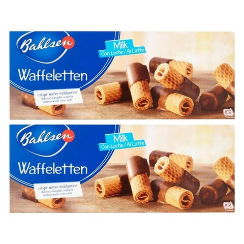 Bahlsen Waffeletten Milk Chocolate Wafers 100g x Pack of 2 price in ...