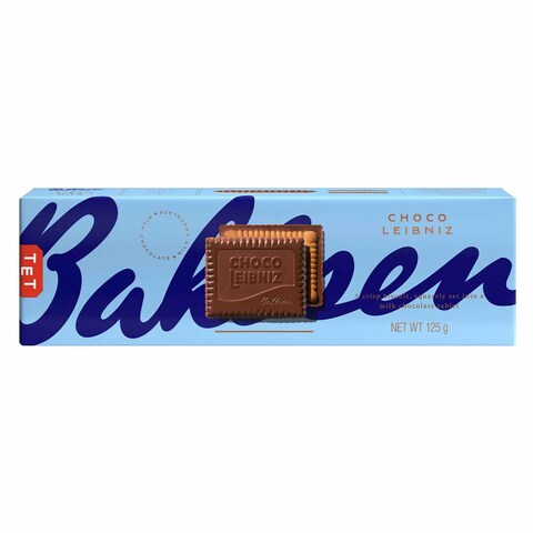 Buy Bahlsen Choco Leibniz Milk Chocolate Biscuits 125g Online ...