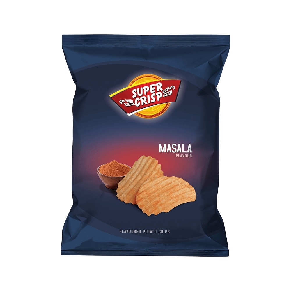 Buy Super Crisp Flavoured Potato Chips Masala Flavour 70g Online ...