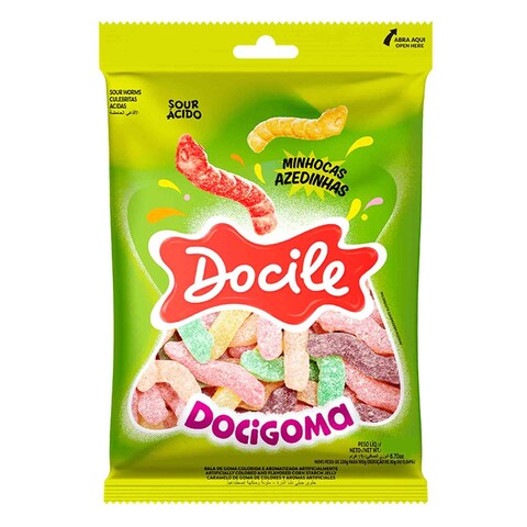 Buy Docile Doigoma Minhocas Azedinhas Candy 220g Online | Carrefour Kenya