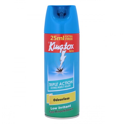 Buy Kingtox Spray Triple Action Flying Insect Killer Odorless 325 ml ...
