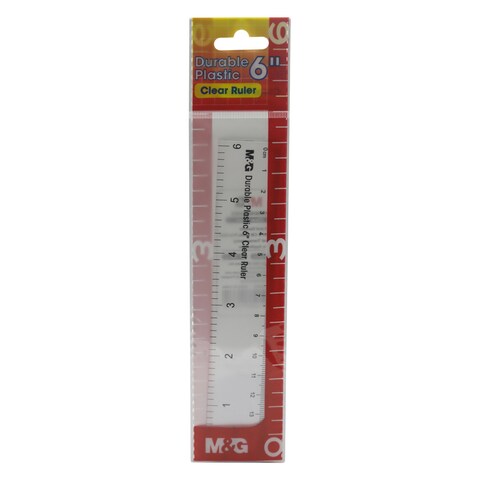 Buy M&G ARL960H8 Durable Ruler 15cm Clear Online | Carrefour Kenya