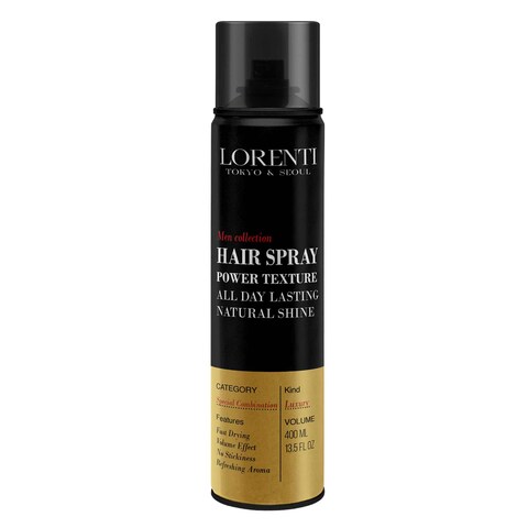 Buy Lorenti Men Collection Luxury Power Texture Hair Spray 400ml Online ...