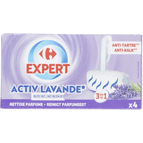 Carrefour 3-In-1 WC Rim Block Lavender 4 PCS price in UAE | Carrefour ...