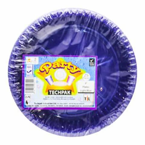 Buy Techpak Plates Blue 9" Online | Carrefour Kenya