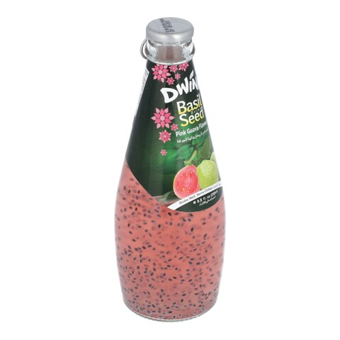 Dwink Basil Drink Seed Pink Guava Flavour 290 ml Online | Carrefour ...