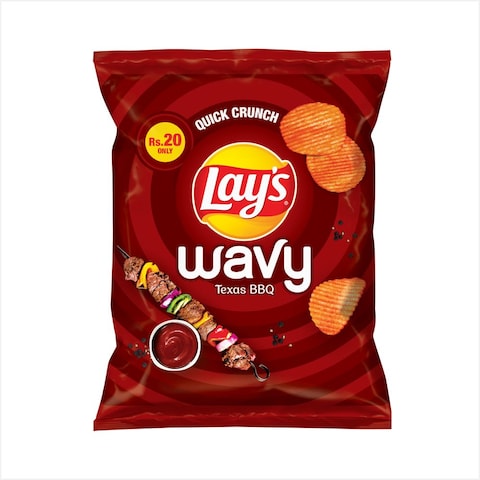 Buy Lays Wavy Barbeque 23 gr Online | Carrefour Pakistan