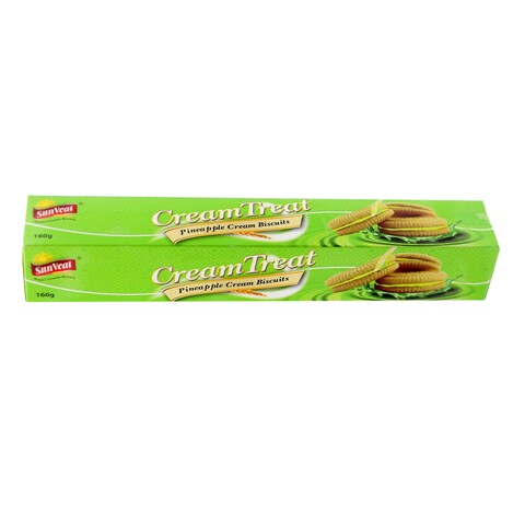 Buy Sunveat Cream Treat Pineapple Wafer 160g Online | Carrefour Kenya