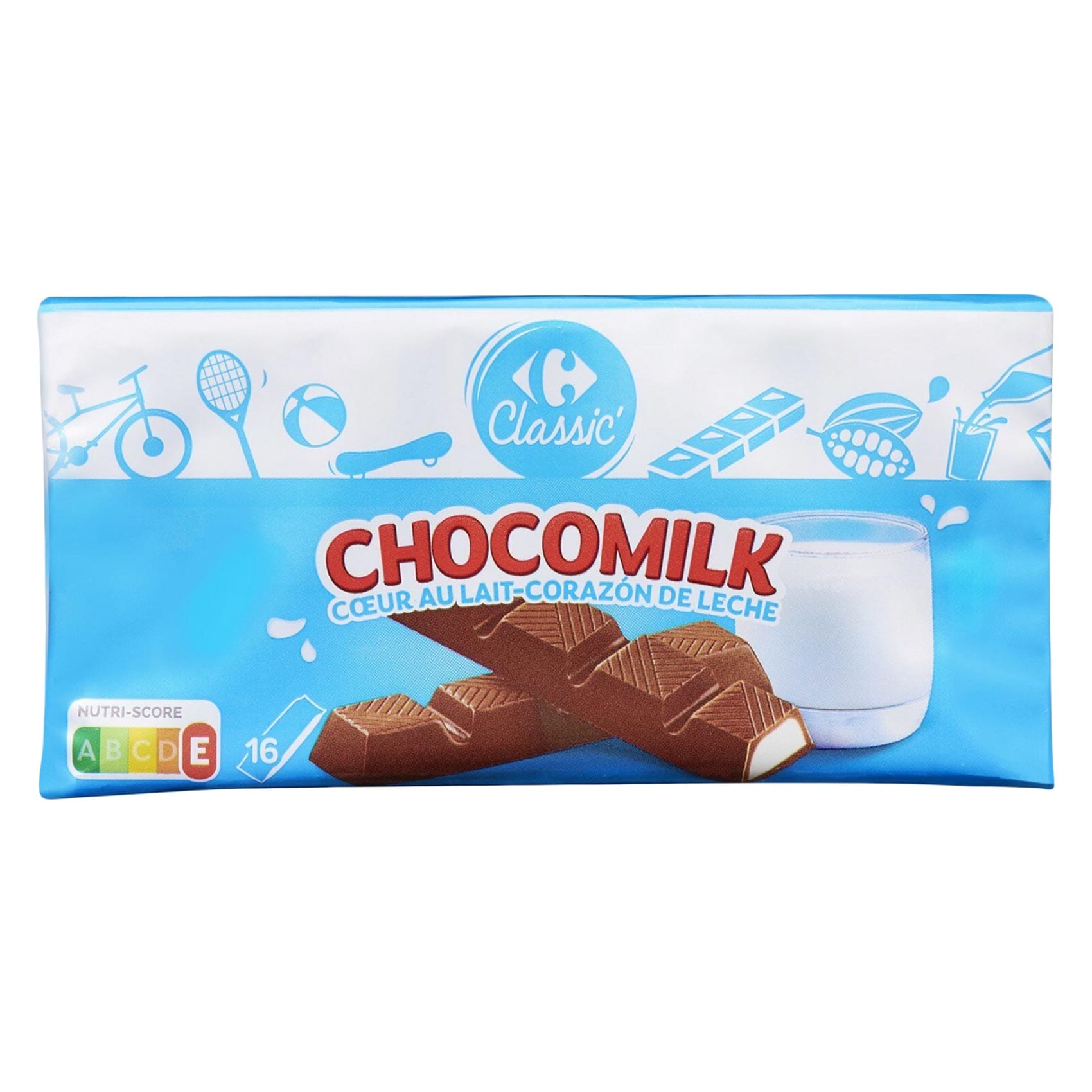 Buy Carrefour Classic' Mini Milk Chocolate Bar 200g Online | Carrefour KSA