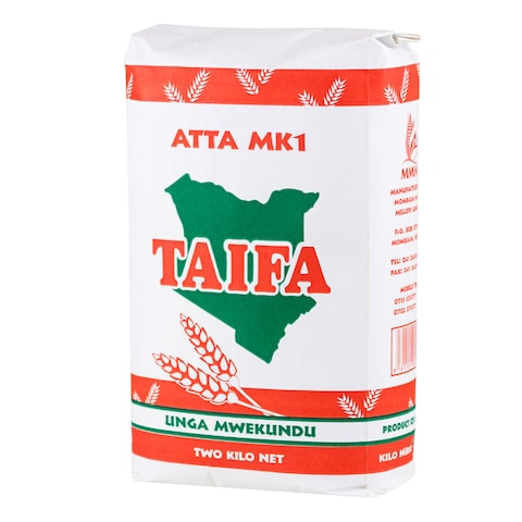 Buy Taifa Atta Mark 1 Wheat Flour 2Kg Online | Carrefour Kenya