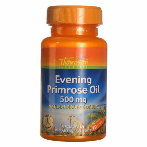 Buy Thompson Evening Primrose Oil 500mg Softgels 30 Pieces Online ...