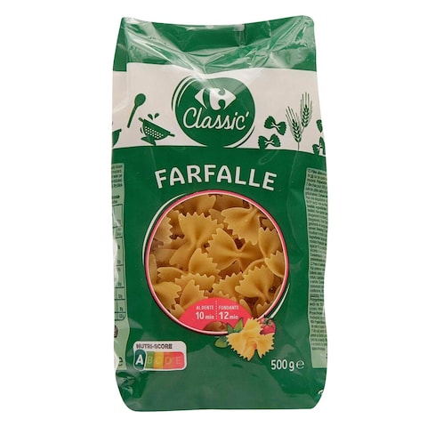 Buy Carrefour Classic' Farfalle Pasta 500g Online | Carrefour KSA