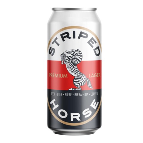 Buy Striped Horse Prem Lager Can 500Ml Online | Carrefour Kenya