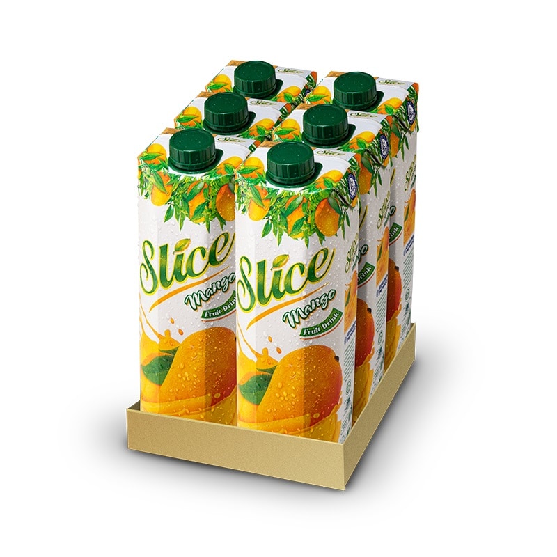 Buy Slice Mango Juice Tetra Pack 1 lt (Pack of 6) Online | Carrefour ...