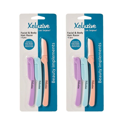 Xcluzive Facial And Body Hair Razor Multicolour 3 PCS price in UAE ...