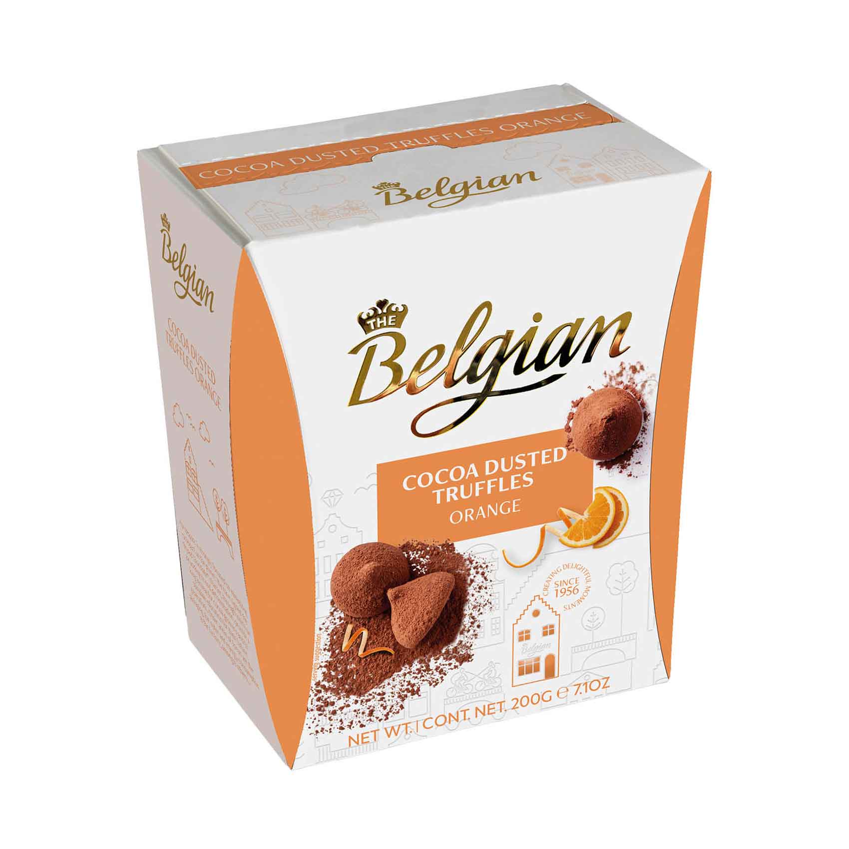 Belgian cocoa dusted truffles store