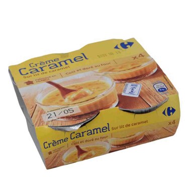 Buy Carrefour Original Caramel Cream 100g x Pack of 4 Online ...