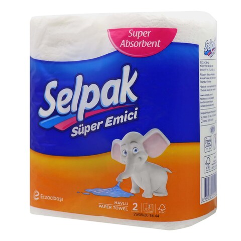 Buy SELPAK KITCHEN TOWELS SUPER 3P 2'S Online | Carrefour Kenya