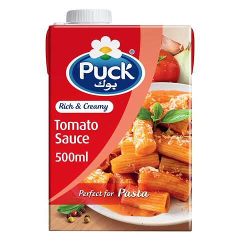 Buy Puck Tomato Sauce With Cream 500ml Online | Carrefour KSA