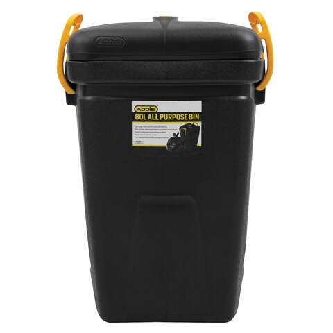 Buy Addis 91263 All Purpose Bin Black 80L Online | Carrefour Kenya
