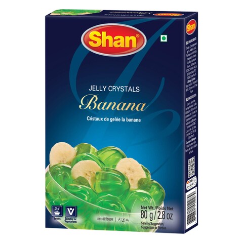 Buy Shan Halal Banana Crystal Jelly 80g Online | Carrefour Kenya