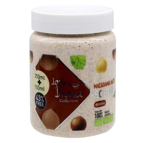 Buy Lady Diana Macadamia Nuts Scrub 500ml Online | Carrefour Kenya