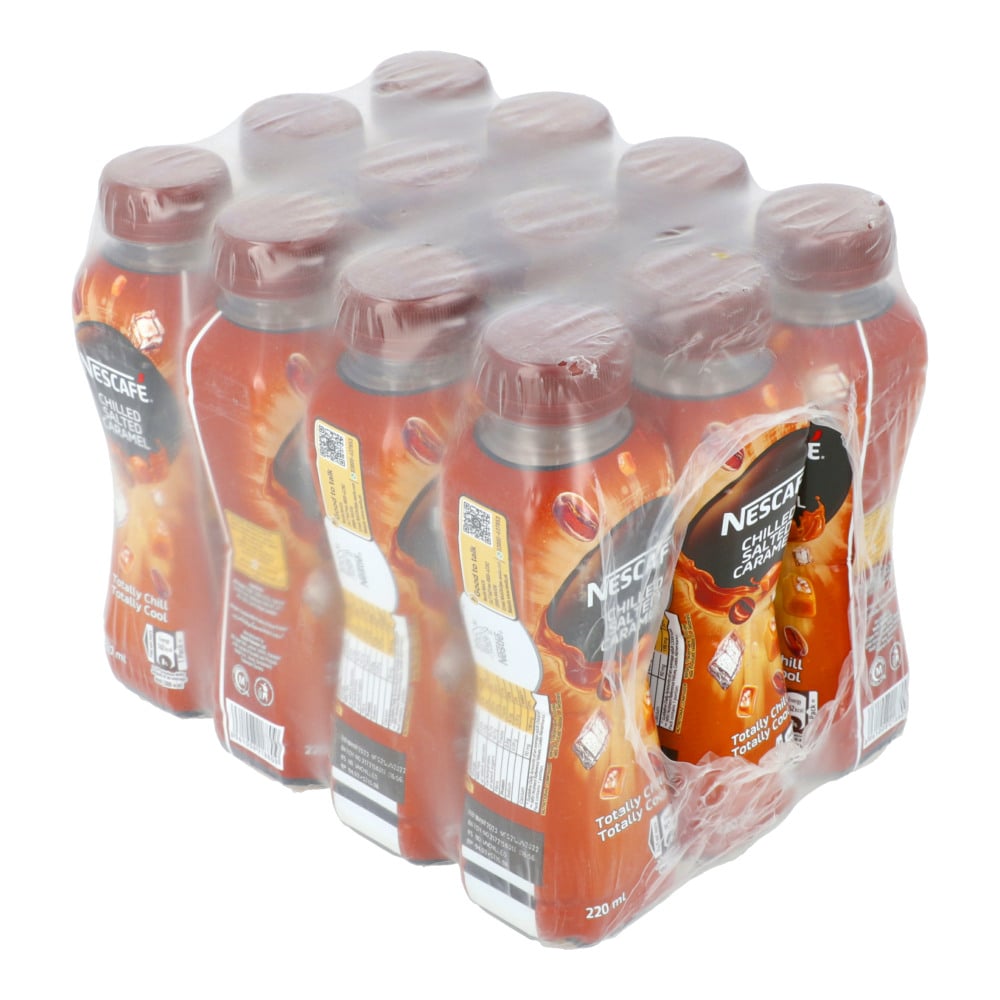 Buy Nescafe Salted Caramel Cold Coffee Bottles 220 ml (Pack of 12 ...