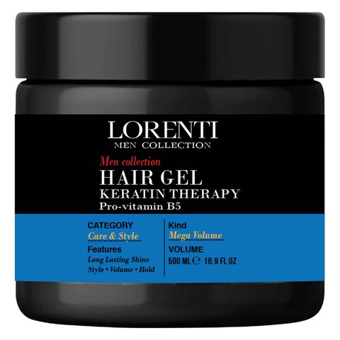 Buy Lorenti Men Collection Keratin Therapy Hair Gel 500ml Online ...