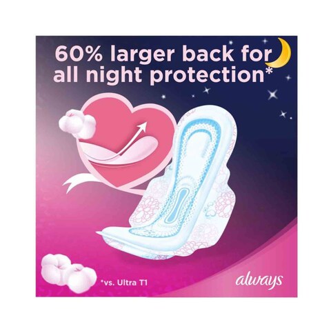 Buy Always 2in1 Feather Soft Maxi Thick Pads, Extra Long - 24 Pads ...