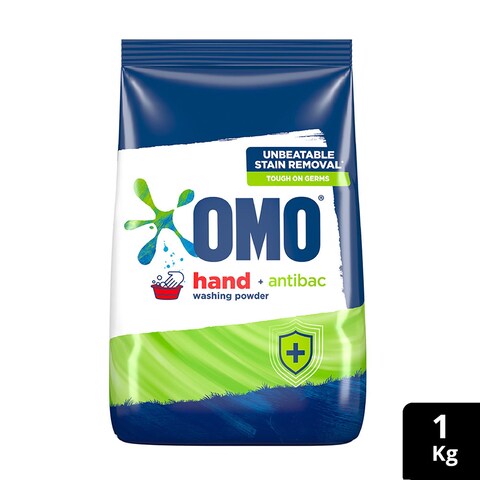 Buy Omo Hand Wash Powder Antibac 1Kg Online | Carrefour Kenya