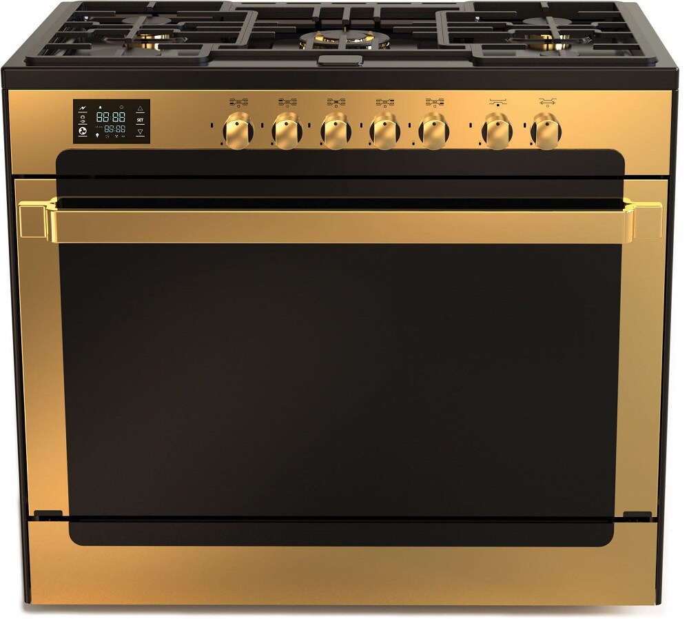 Buy Fresh Matrix Touch Gas Cooker - 90x60 cm - Gold Online | Carrefour ...