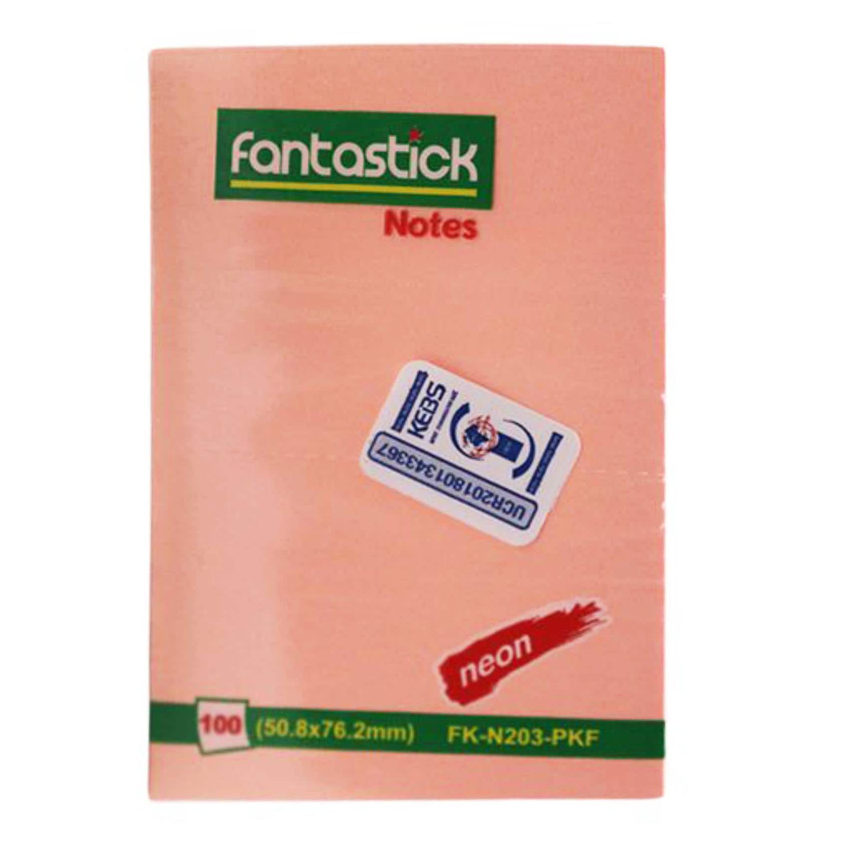 Buy FANTASTICK STICK NOTE 2X3 FLUO PNK Online | Carrefour Kenya